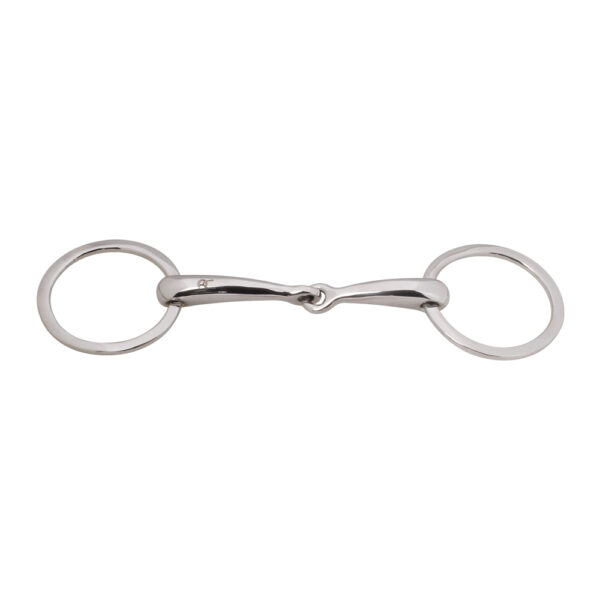 Loose Ring Snaffle Single Jointed Bit with Flat Rings – Ahmed Corporation