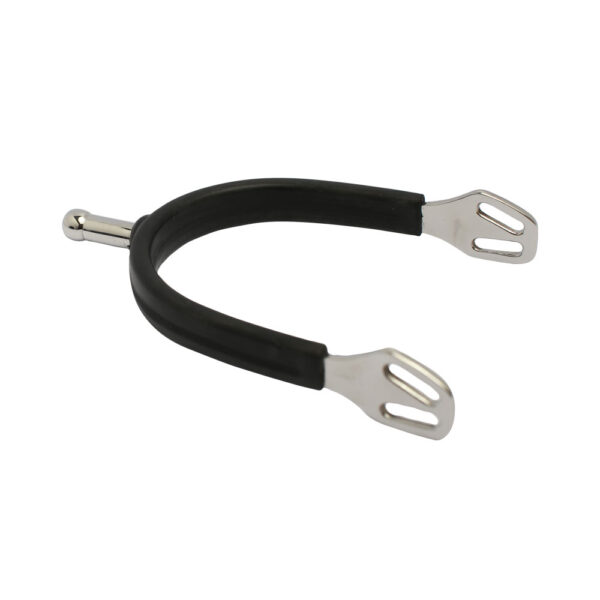 Rubber Covered Spur GentsTappered Rectangle Shanks with Ball Neck ...